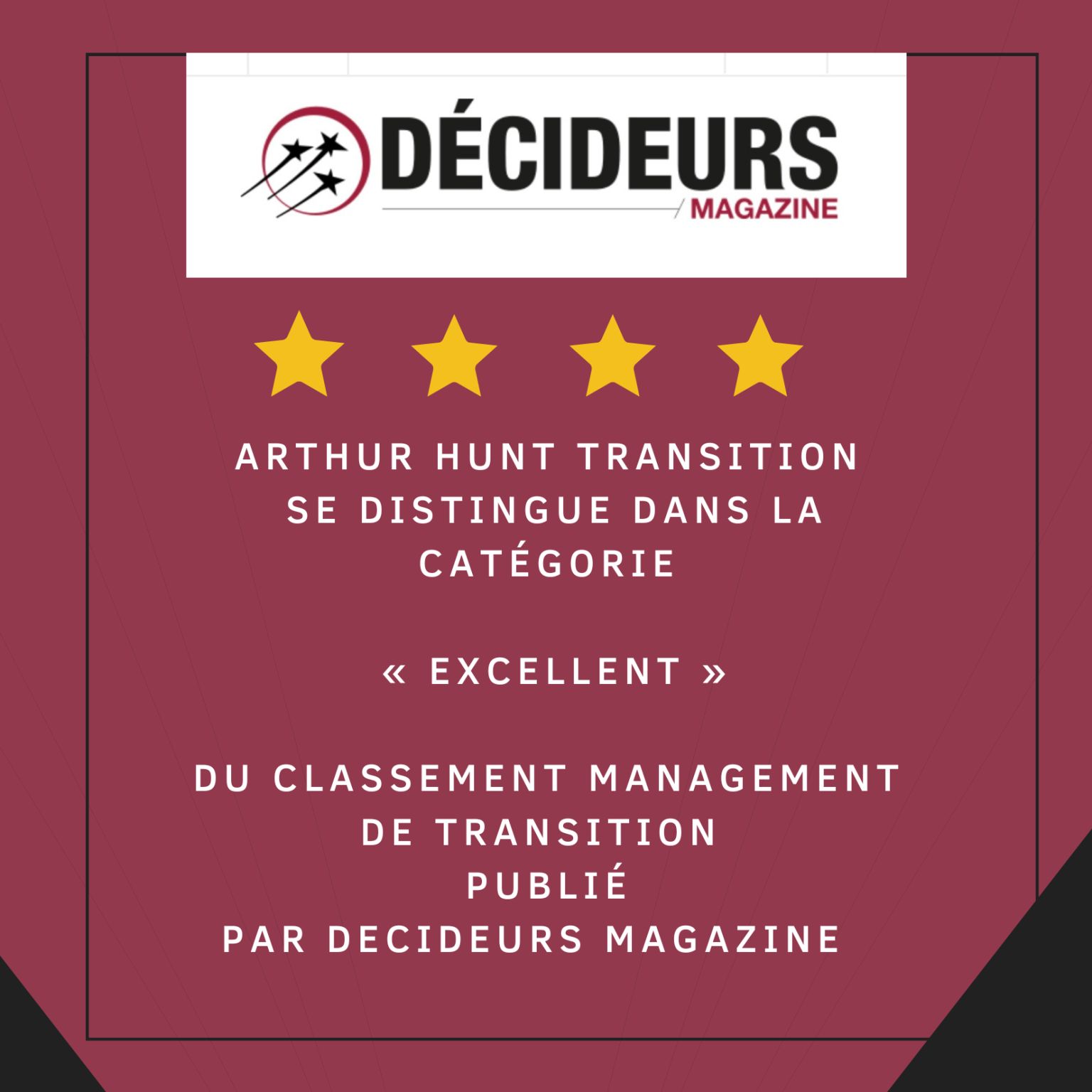 Cabinet de conseil en ressources humaines - Arthur Hunt